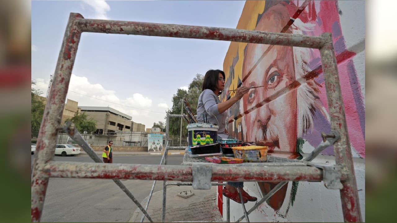 In Pics | Murals bring 'joy' to Baghdad's concrete jungle ...