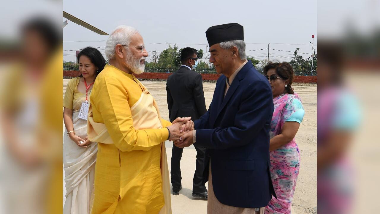 Nepal Visit In Pics: Modi welcomed at the birthplace of Gautam Buddha ...