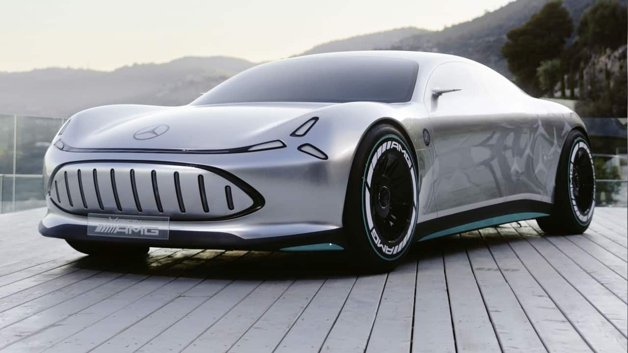 Mercedes-Benz Vision AMG Concept showcases future all-electric ...