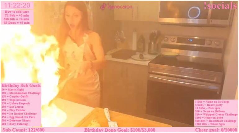 Viral video: Twitch streamer nearly burns down kitchen during ...
