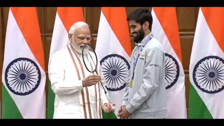 'Extremely proud': Watch PM Modi's meeting with Thomas Cup champions