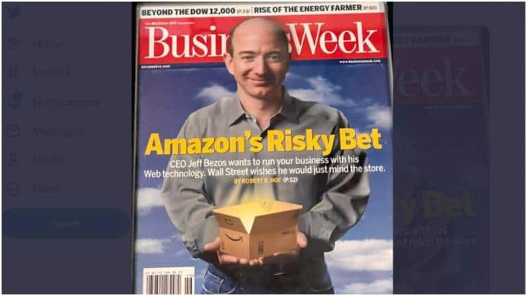 Why Jeff Bezos has this magazine of 2006 framed. It isn't because he's ...