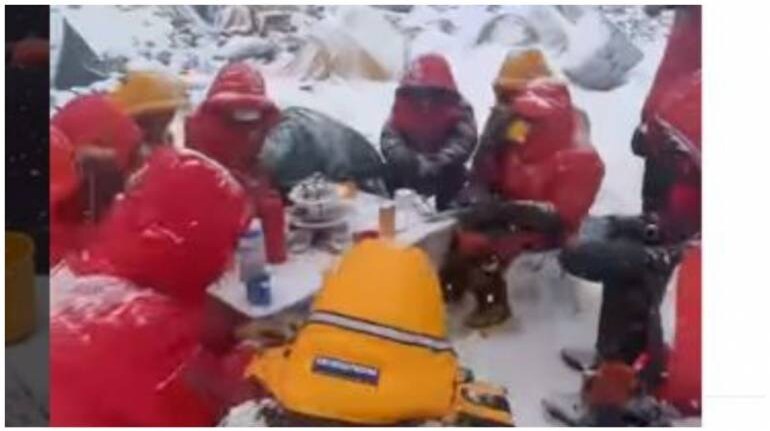 Watch: World’s highest tea party on Everest at a dizzying 21,312 feet