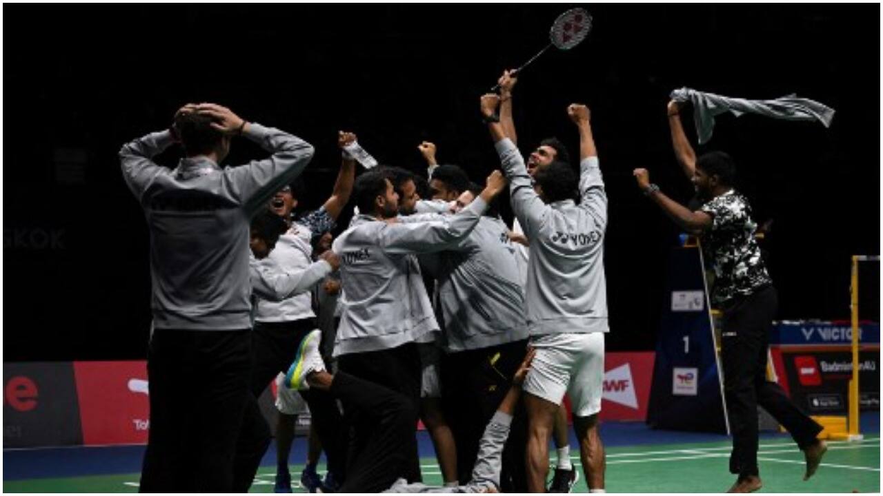 In photos: India creates history with first Thomas Cup title