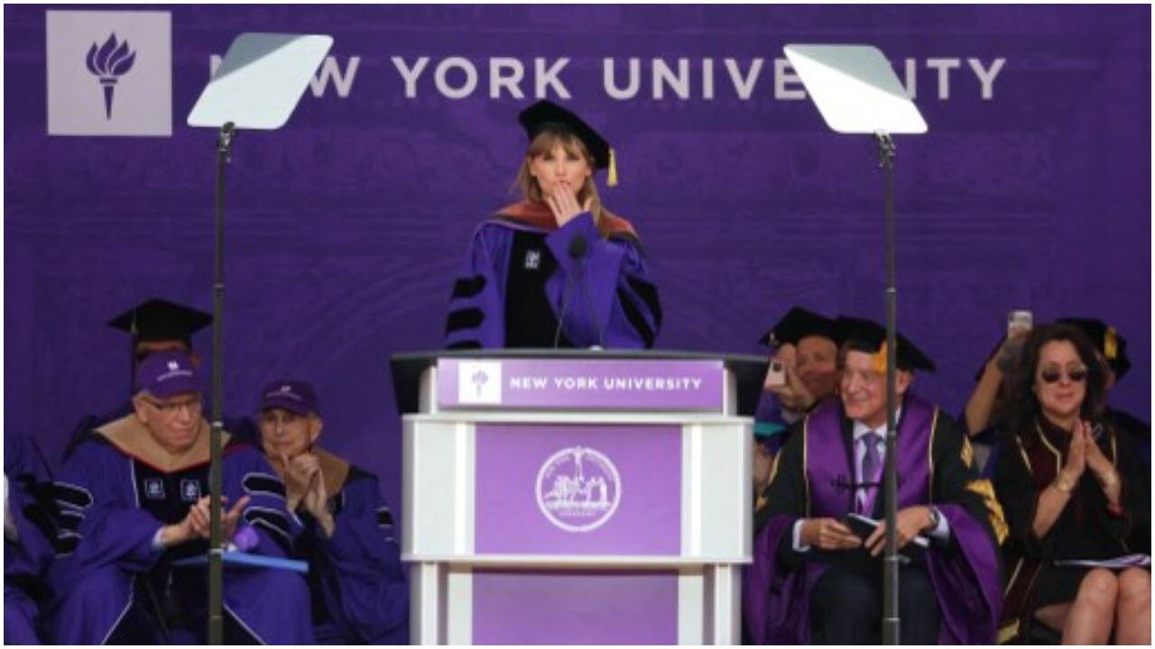 Taylor Swift gets honorary degree from New York University