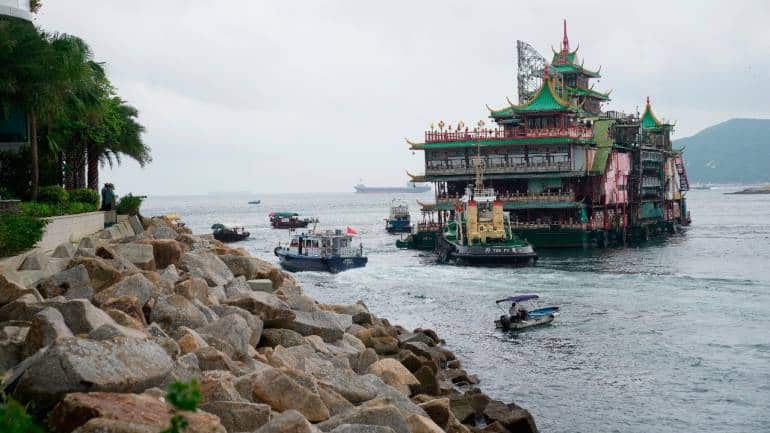 Hong Kong's iconic floating restaurant sinks in South China Sea