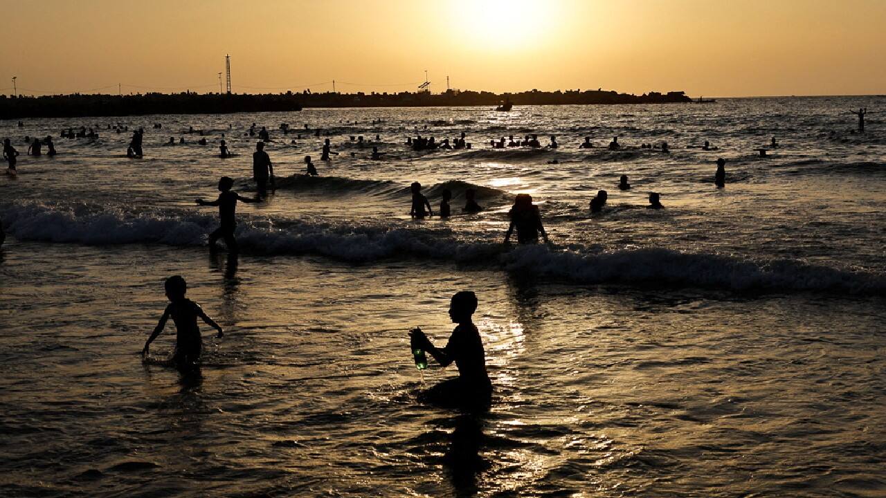 For the first time in years, Gazans enjoy clean seawater