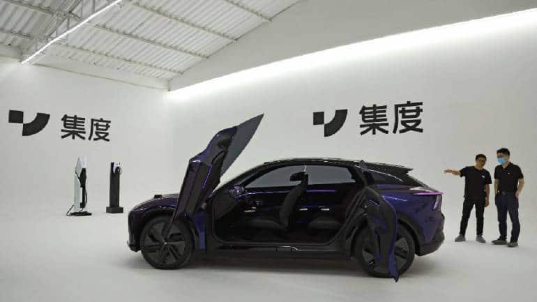 In Pics | Electric vehicle firm Jidu unveils first 'robot car'