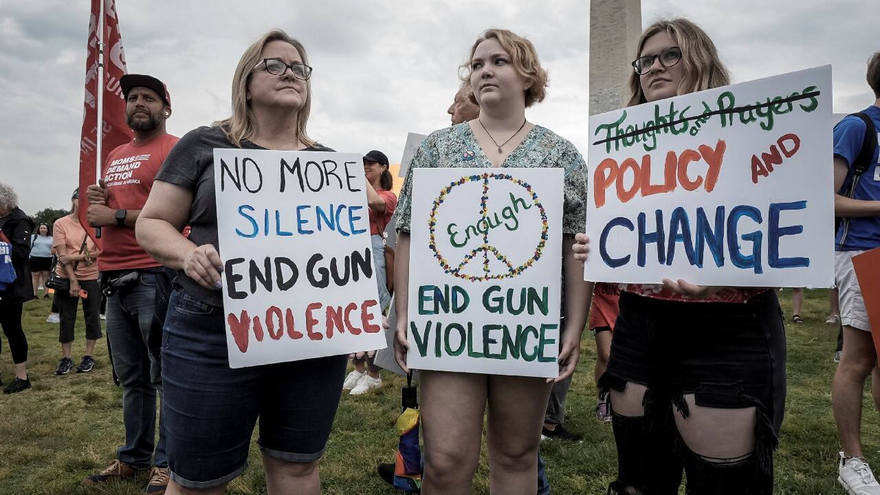 Tens Of Thousands Rally Against Gun Violence Across U S