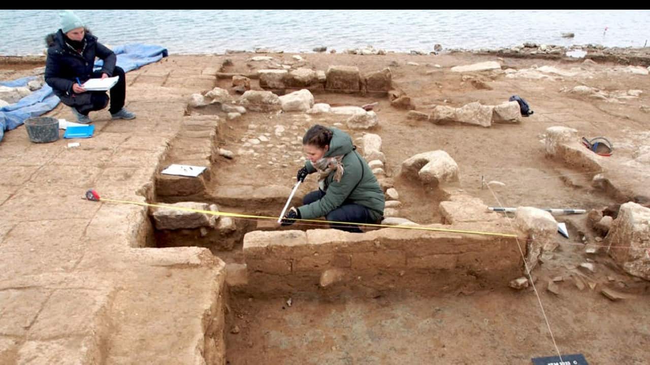 Ruins of a 3,400-year-old city emerge from Iraq’s Tigris river