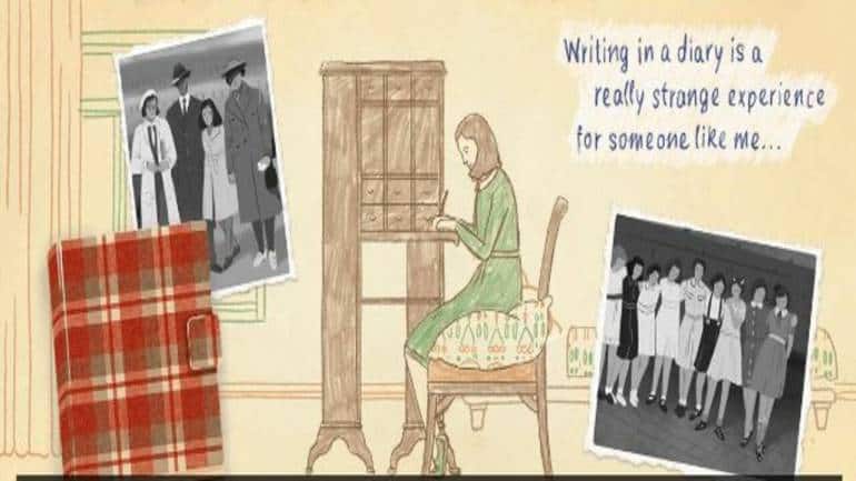 Google Doodle's tribute to Anne Frank to mark 75 years of 'Diary of a ...