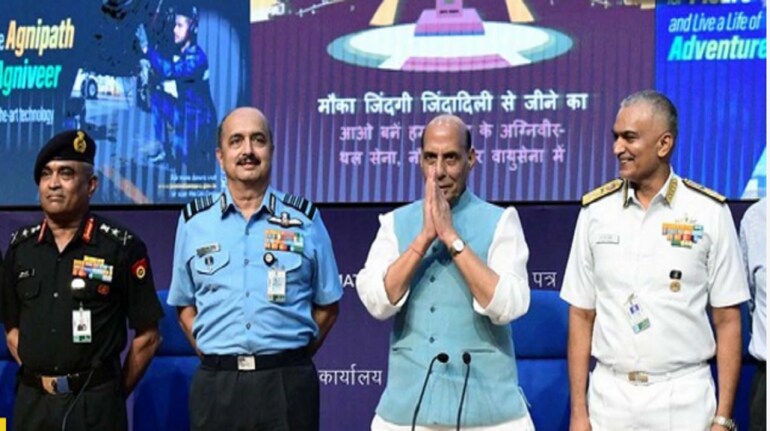 Three service chiefs brief PM on Agnipath scheme