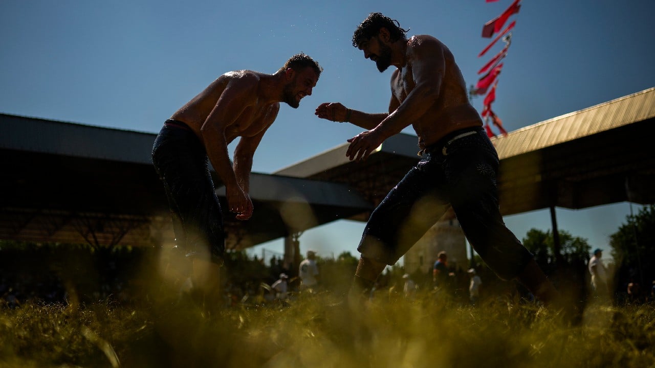 Oil wrestlers seek glory in Turkey's centuries-old contest