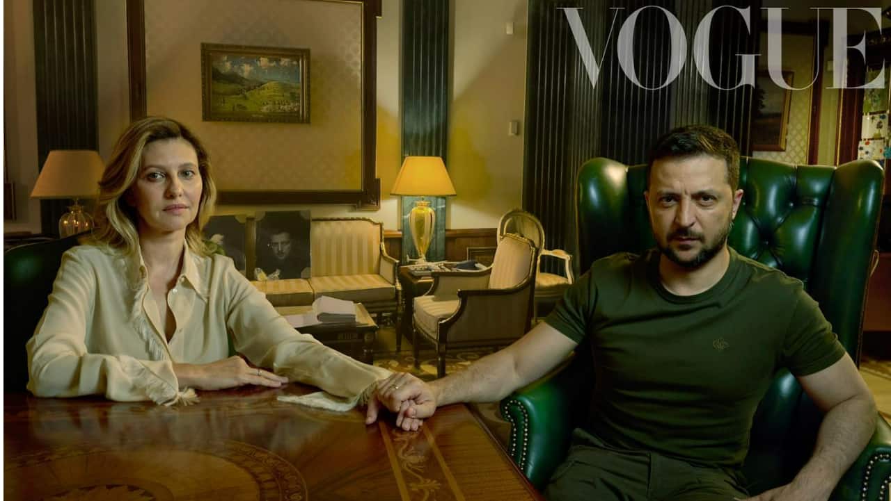 Ukraine President, First Lady feature on Vogue cover | Pics