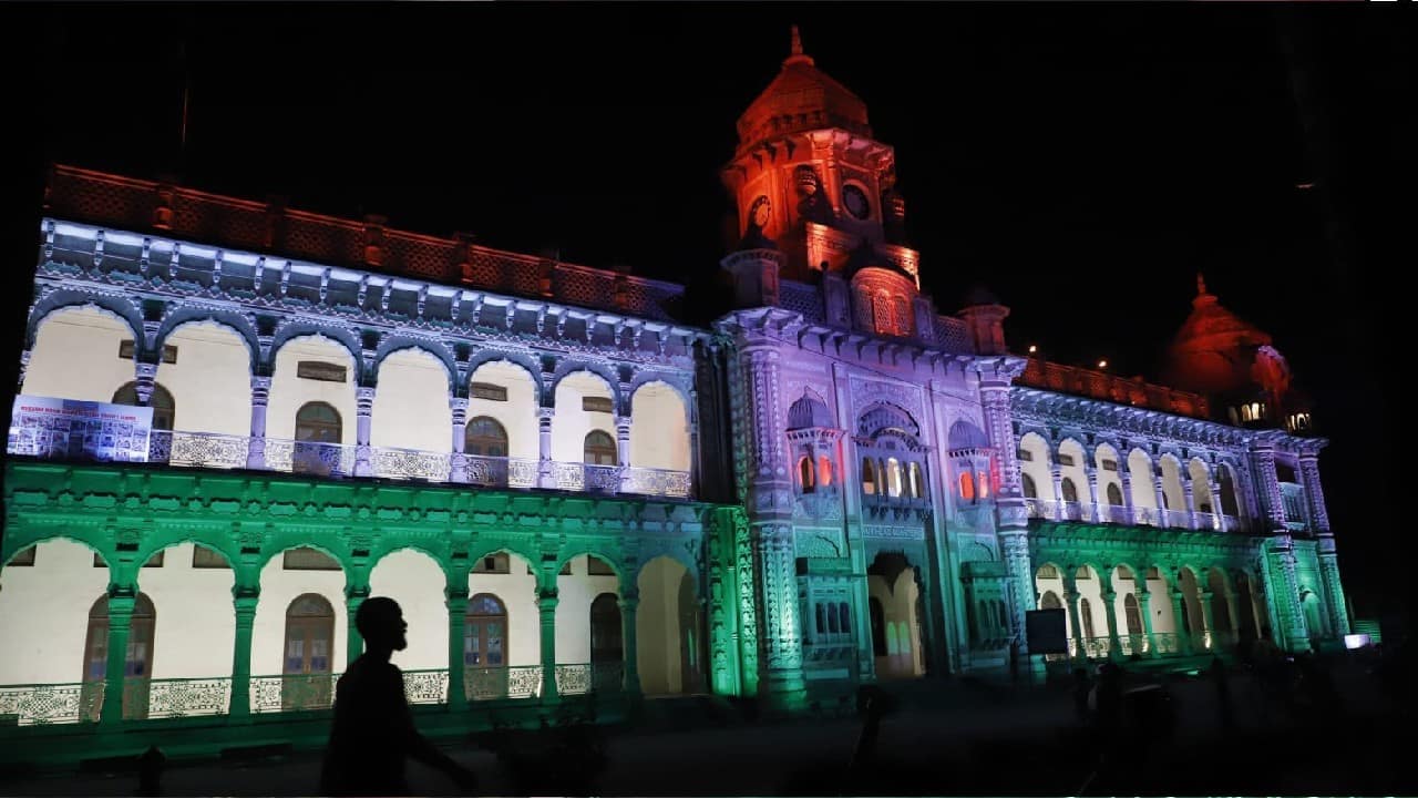 Buildings illuminated in Tricolor ahead of Independence Day
