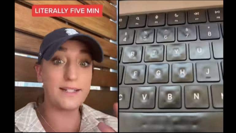 Watch: Woman says MacBook keyboard melted after 5 minutes in the sun