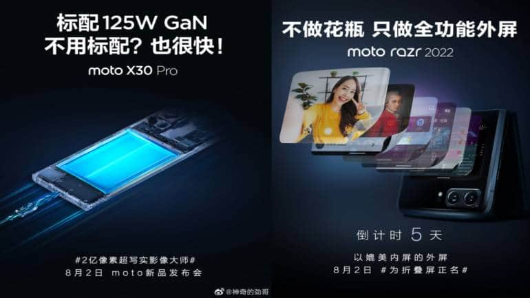 Moto Razr 2022, Moto X30 Pro flagships launching today: How to watch ...