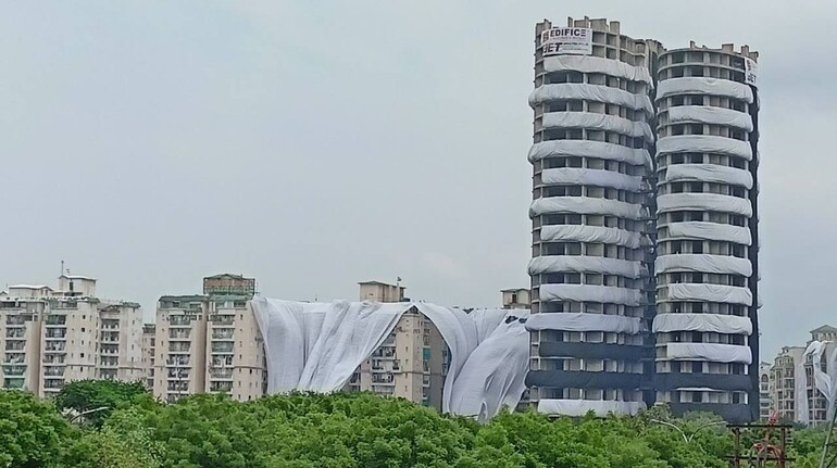 Noida Twin Tower Demolition | Pollution threat looms from estimated ...