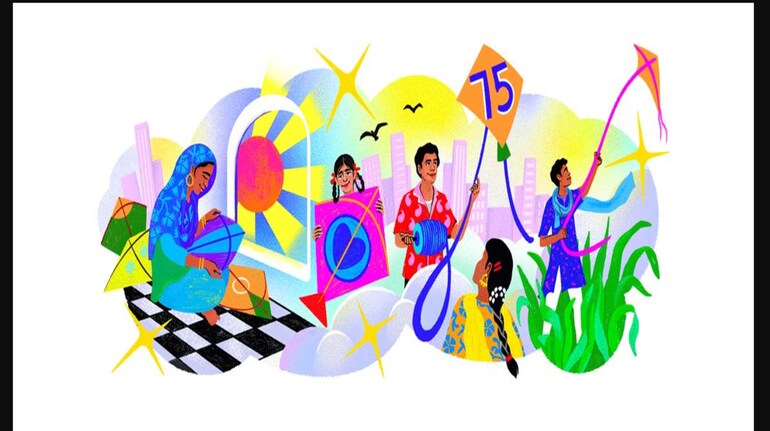 Independence Day 2022: Google Doodle celebrates 75 years of India's freedom