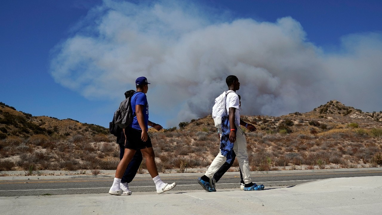 California wildfires prompt evacuations amid heat wave | Moneycontrol News