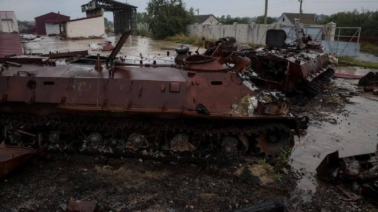 War in pics: Ukraine's recaptured towns strewn with destroyed ...