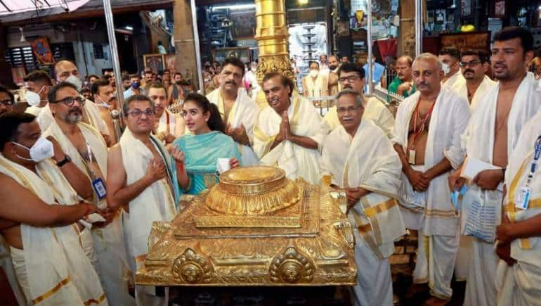 Mukesh Ambani donates the highest amount by a devotee to Kerala’s ...