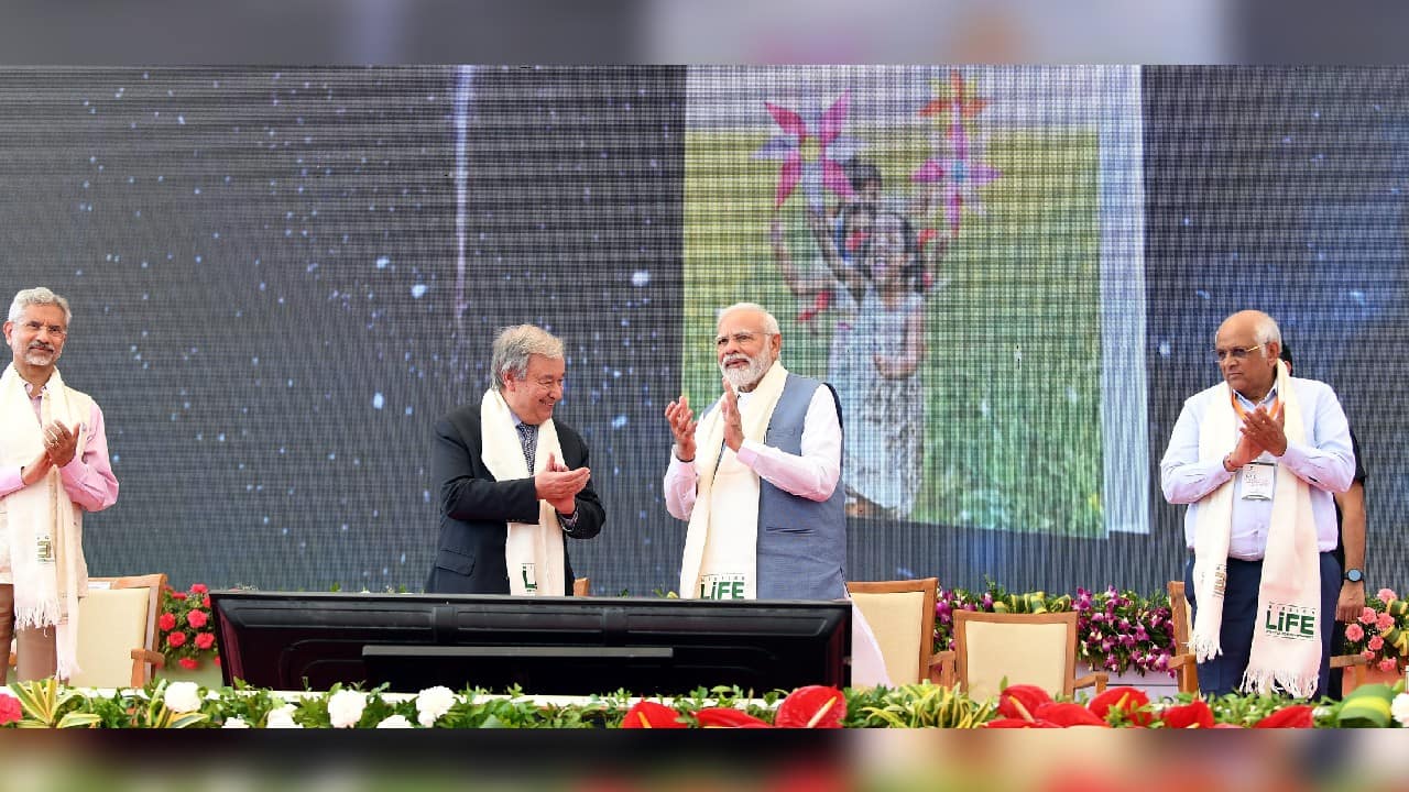 In Pics: PM Narendra Modi, UN chief Antonio Guterres launch Mission ...