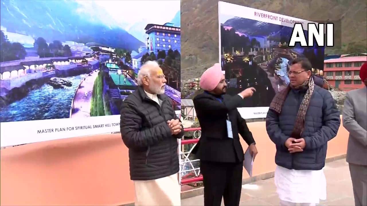Modi Uttarakhand Visit | Prime Minister offers prayers at Badrinath ...
