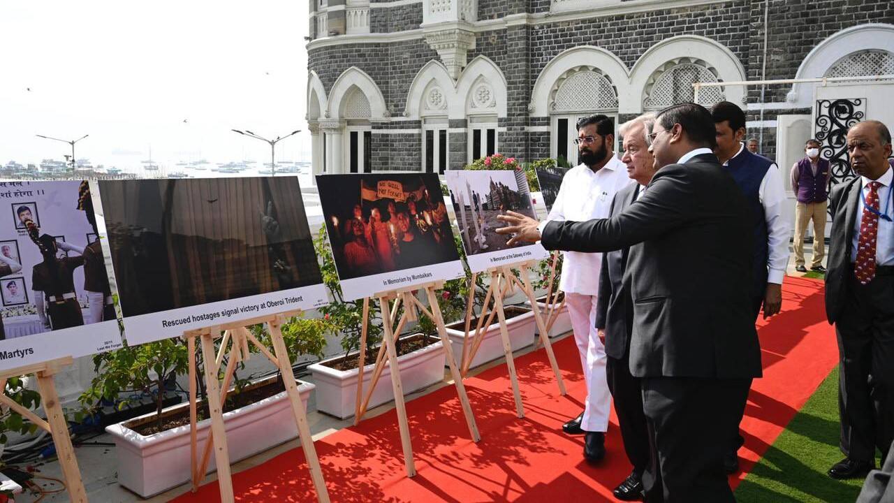UN secretary general visits India: Antonio Guterres pays tribute to 26/ ...