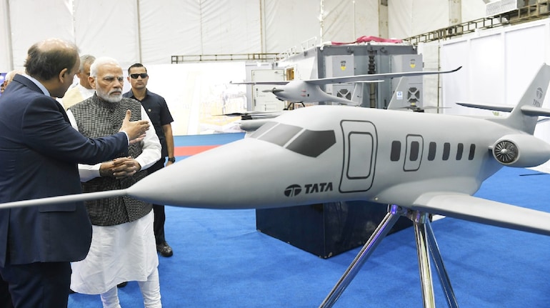 India-made first C-295 aircraft ready for flight test at Tata-Airbus ...