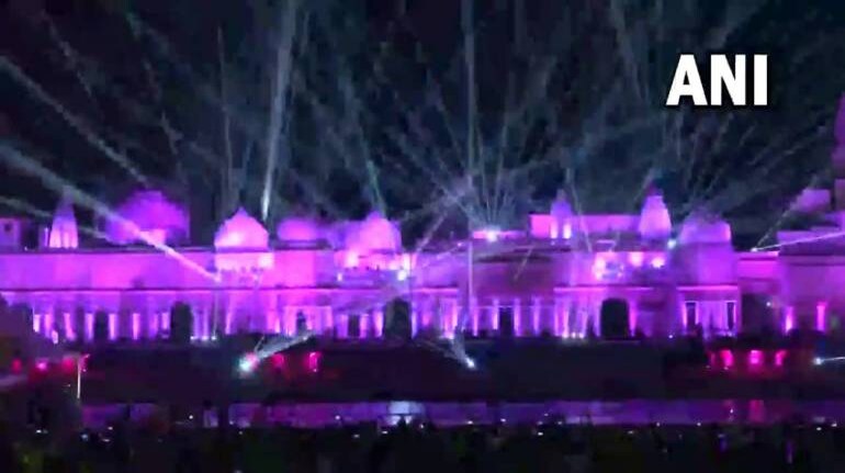 A stunning laser show lights up Ayodhya ahead of Diwali | Watch