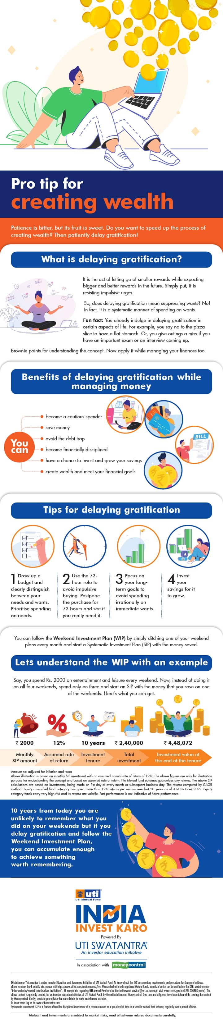 Embrace delayed gratification as a long-term growth strategy