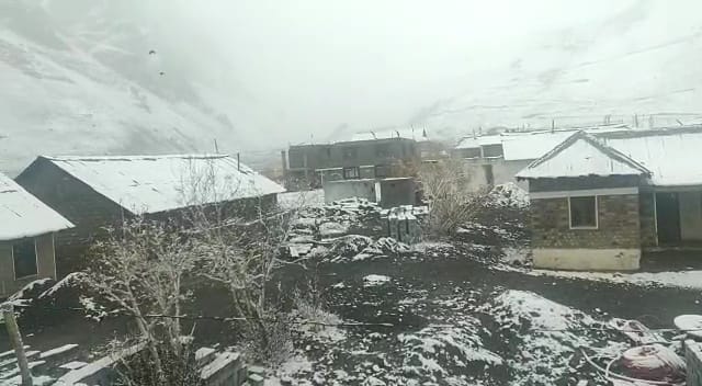 In pics: Himachal Pradesh receives fresh snowfall in Lahaul, Spiti