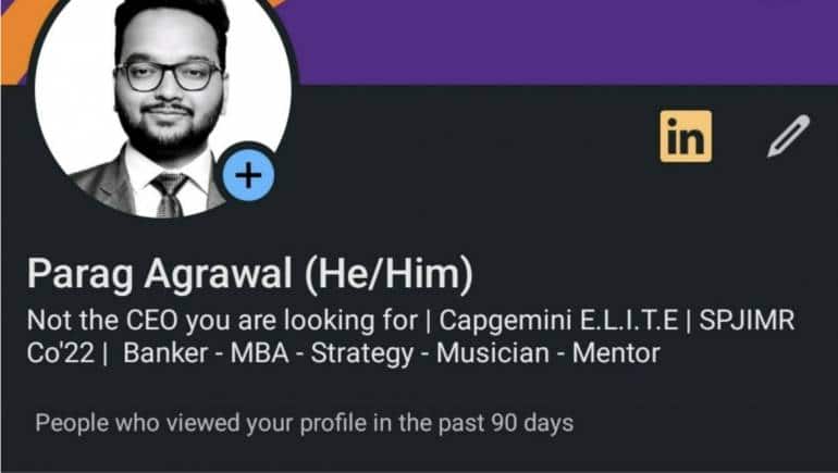 This Parag Agrawal is ‘not the CEO you’re looking for’ – but he’s minting views on LinkedIn
