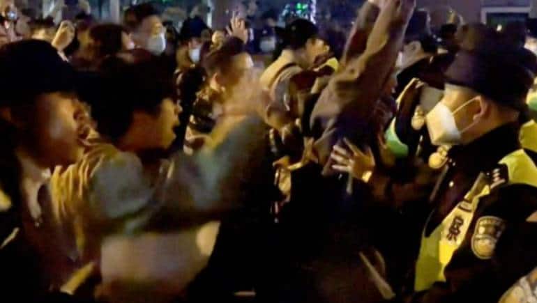 Watch: Widespread protests in China after 10 die in Urumqi fire amid ...