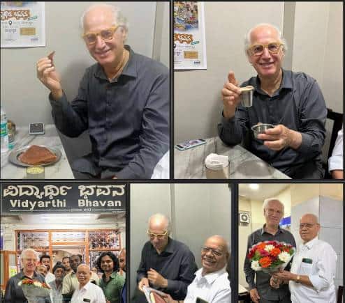 Starbucks co-founder Zev Siegl enjoys filter coffee in Bengaluru's ...