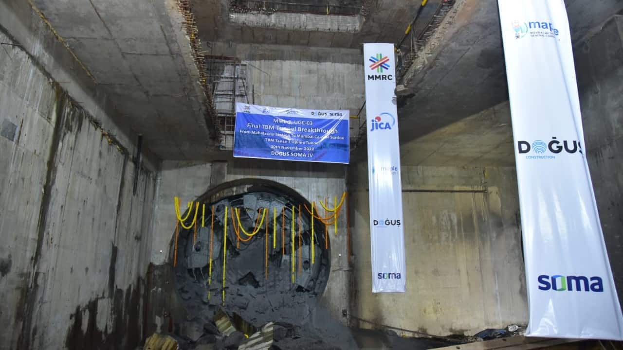 In Pics | Mumbai's Colaba-Bandra-SEEPZ Metro-3 corridor tunnelling work ...
