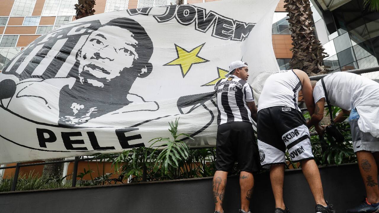 In Pics | Football legend Pele's fans keep vigil outside Brazil hospital