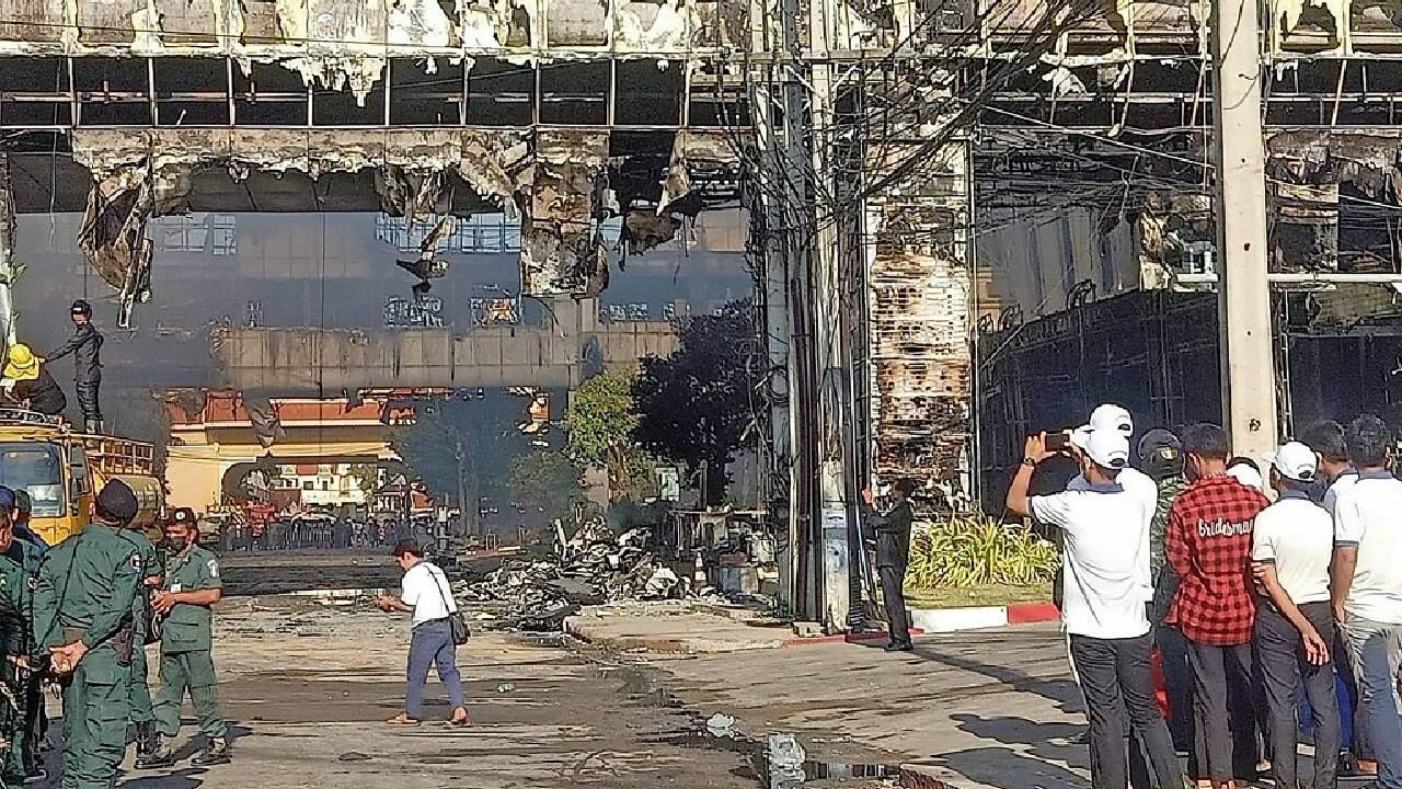 In Pics: 10 dead, 30 injured in huge hotel-casino fire on Cambodian ...