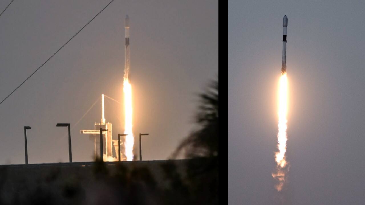 In Pics Spacex Launches 40 Internet Satellites To Orbit For Rival