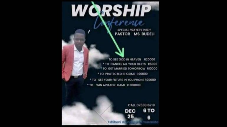 'See God in heaven', 'future in your phone' for a price: Pastor's ...