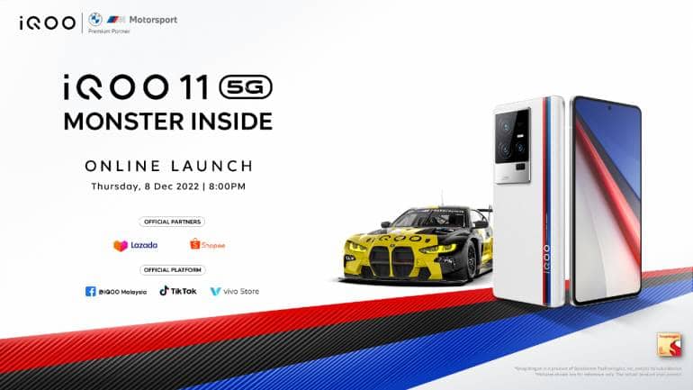 iQOO 11 series launching in China on December 8 alongside iQOO Neo 7 SE