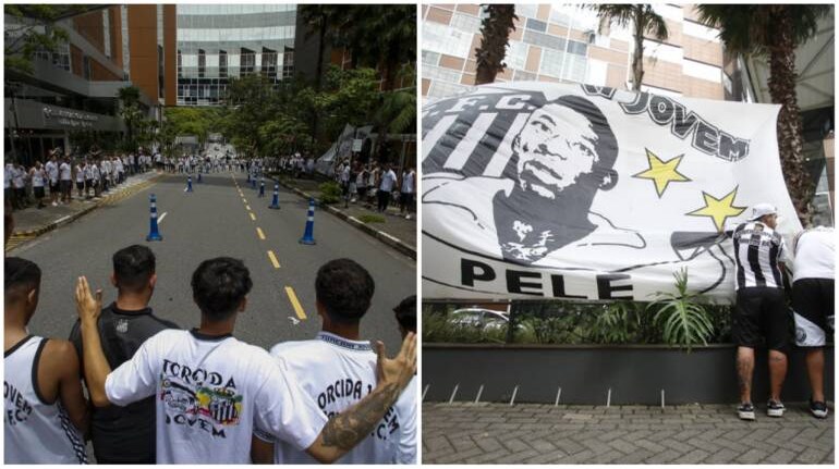 Football legend Pele's fans keep vigil outside Brazil hospital