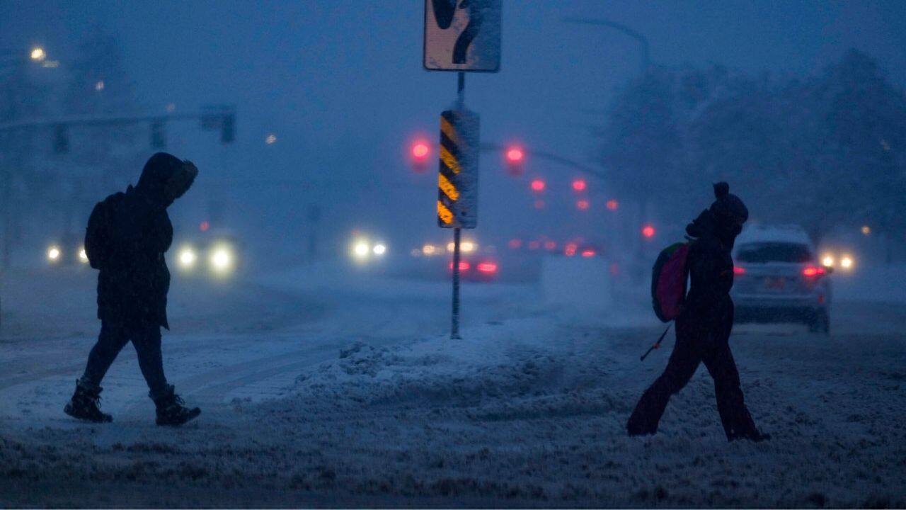 Flights cancelled, highways closed as winter storm wallops US ...