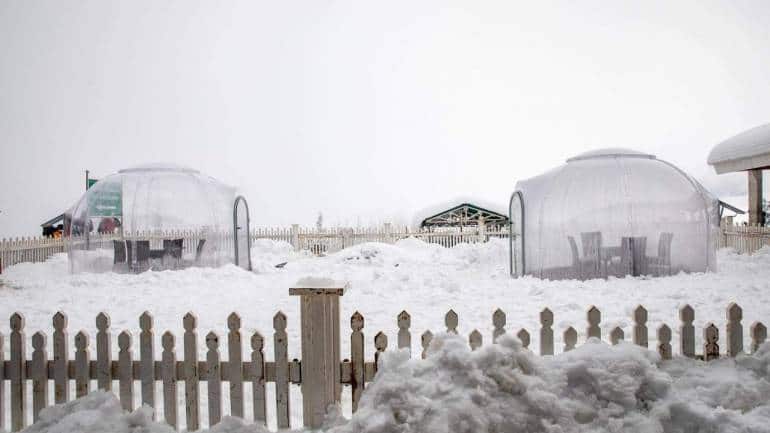 In Pics: Tourists enjoying India's first glass igloo restaurant in ...