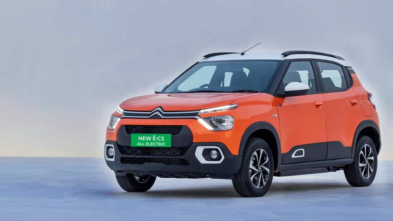 Citroen launches all-electric E-C3 in India, prices start at Rs 11.5 ...