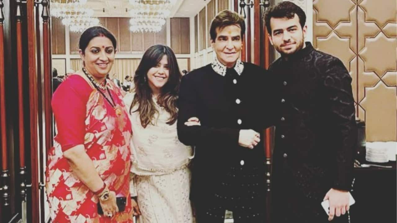 Ekta Kapoor with Smriti Irani