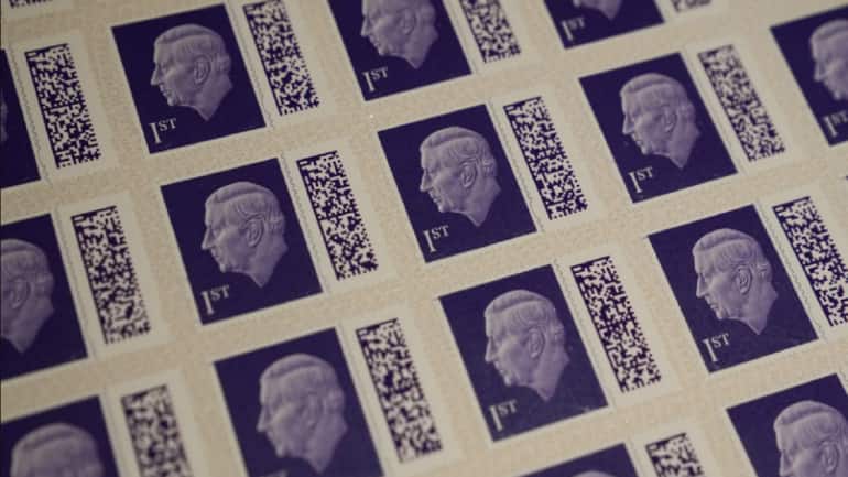 New British stamp with image of King Charles unveiled