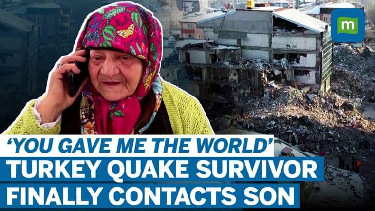 Turkey earthquake survivor speaks to son she feared was dead: ‘You gave ...