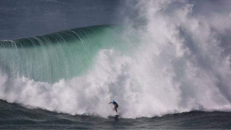 Surfers brave monster waves of Portugal's Nazare: See Pics